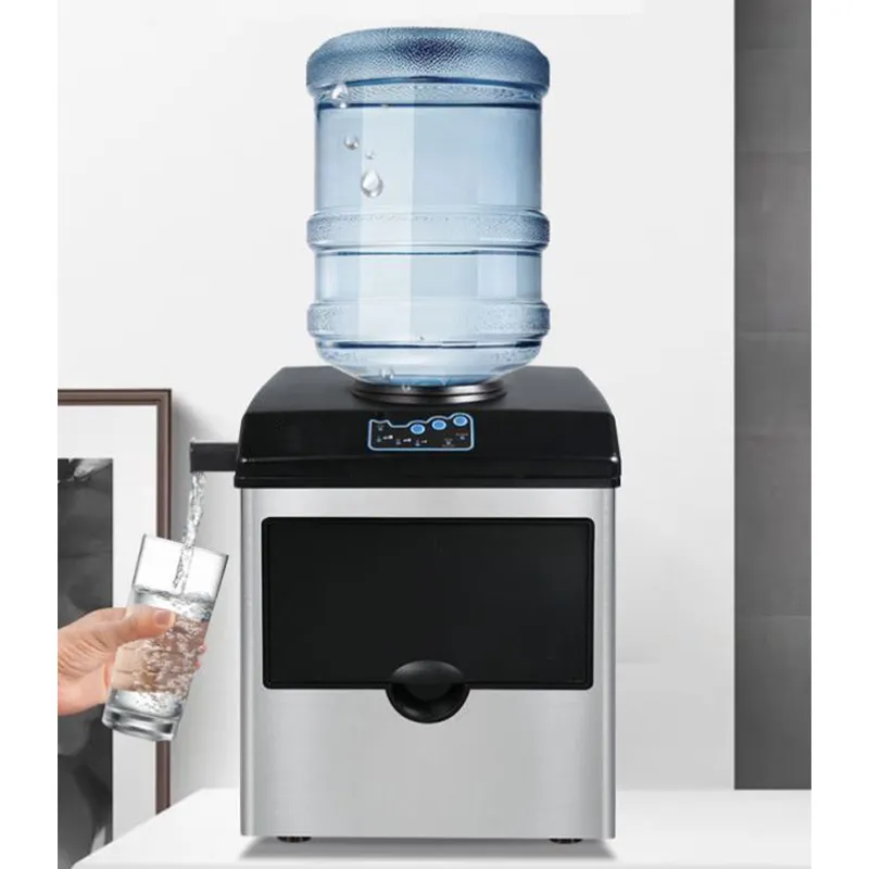 Household Ice Maker Machine, 25KG/24H Capacity Electric Ice Cube Maker ...