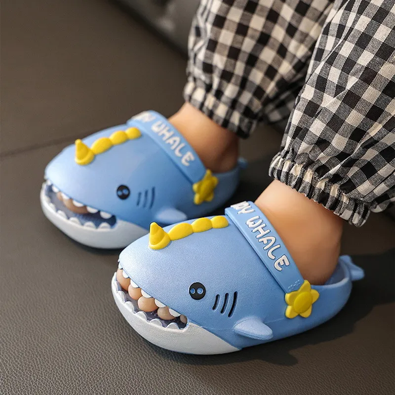 DHgate.com:Shark Slides Sandals for Kids - Soft EVA Non-Slip Slippers ...