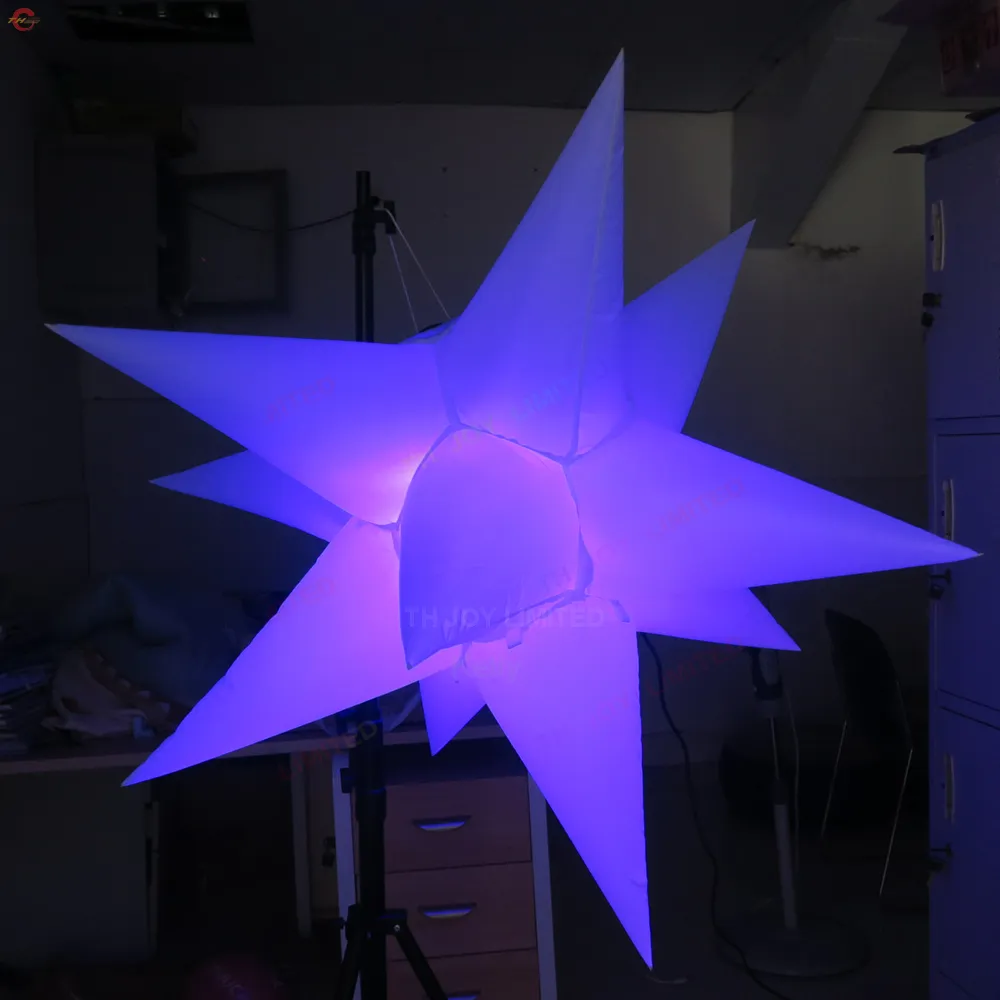 11 Spike Inflatable Star With LED Light And Inner Blower Perfect For ...
