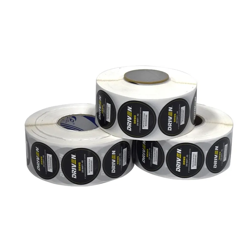 Custom Circle Labels & Stickers - Personalized Store Name Decals ...