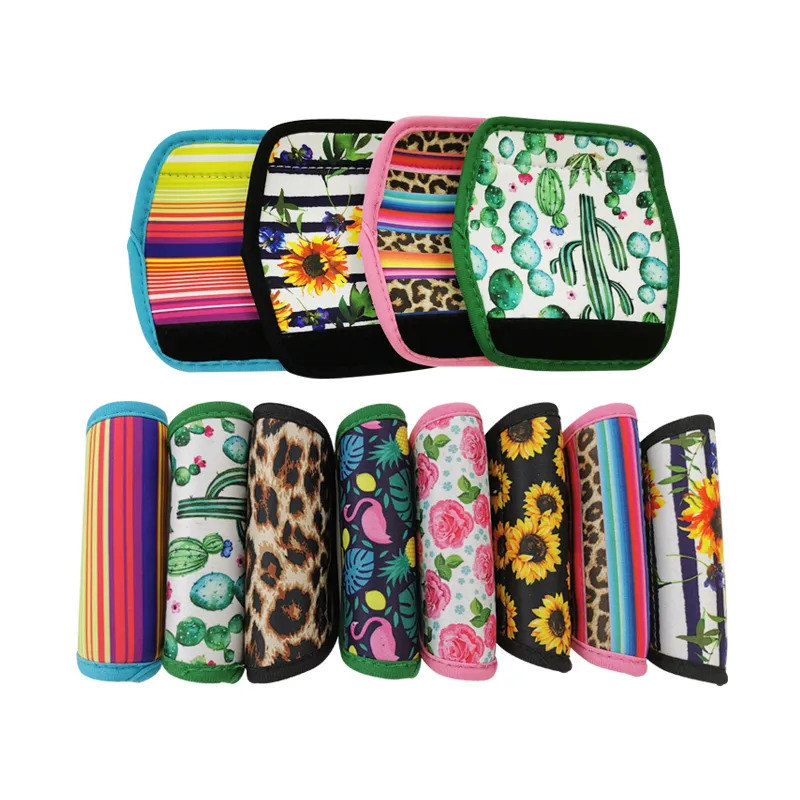 Stylish Luggage Handle Wraps - 8 Unique Designs for Easy Identification ...