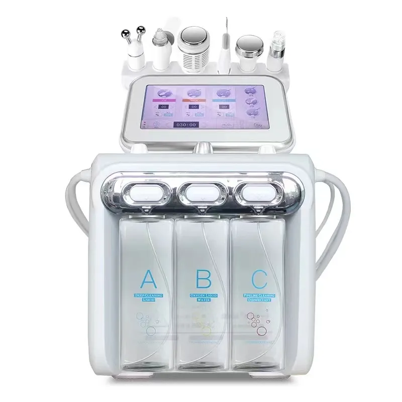 6 In 1 Water Oxygen Rf Machine Face For Deep Cleansing, Exfoliating ...