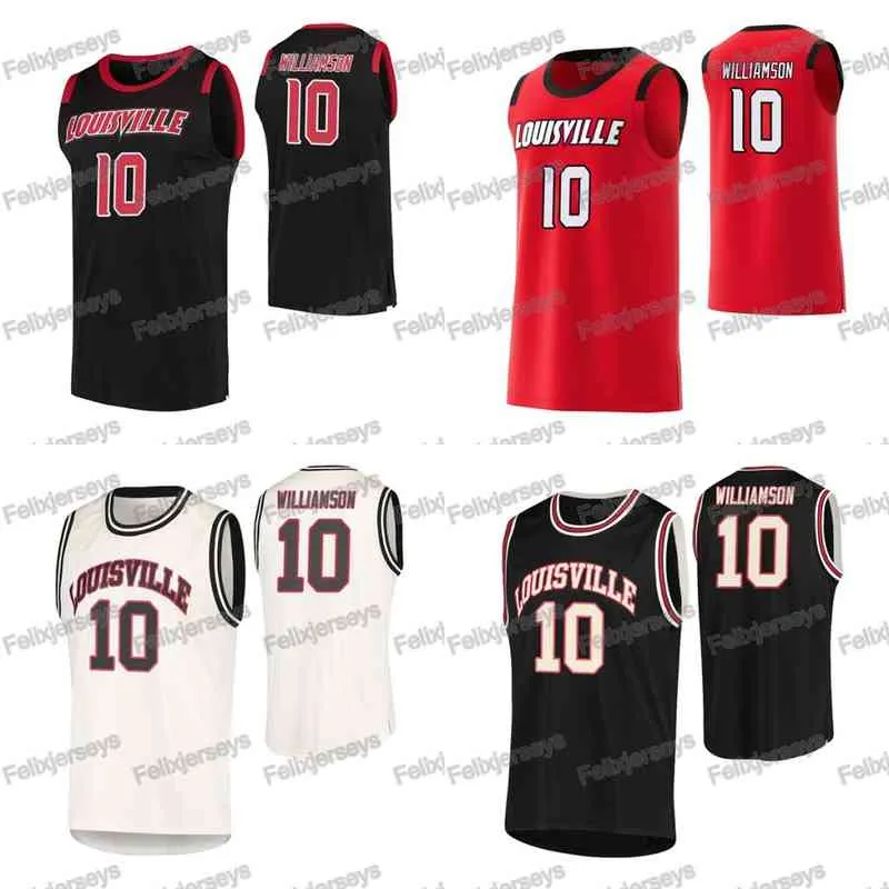 Thr 10 Samuell Williamson College Basketball Jersey - White, Red, and ...