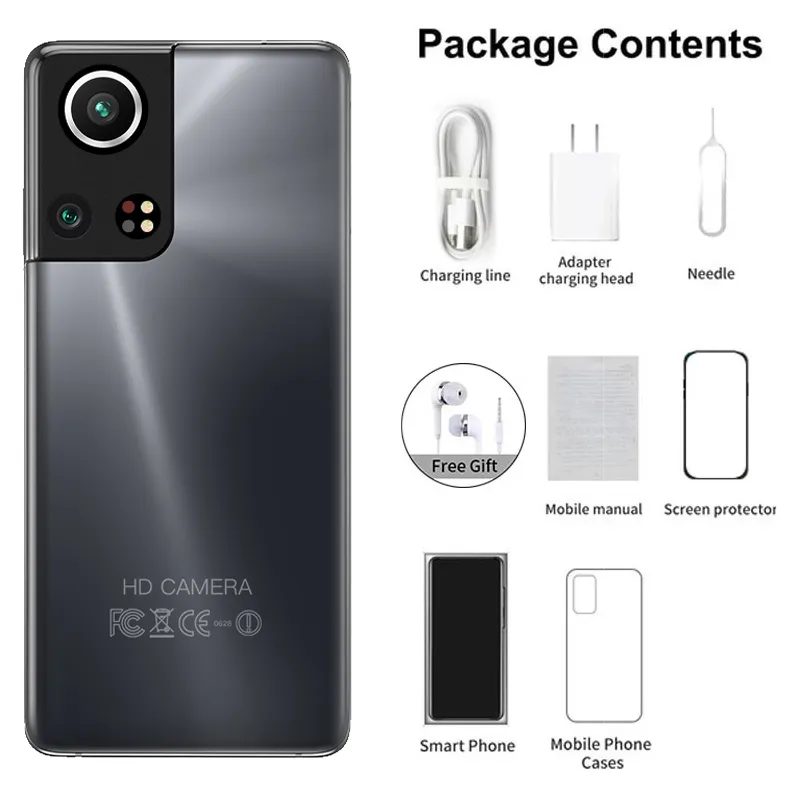 Global Android Smartphone - 6.7 Unlocked 5G Mobile, 16GB RAM, 512GB ROM ...