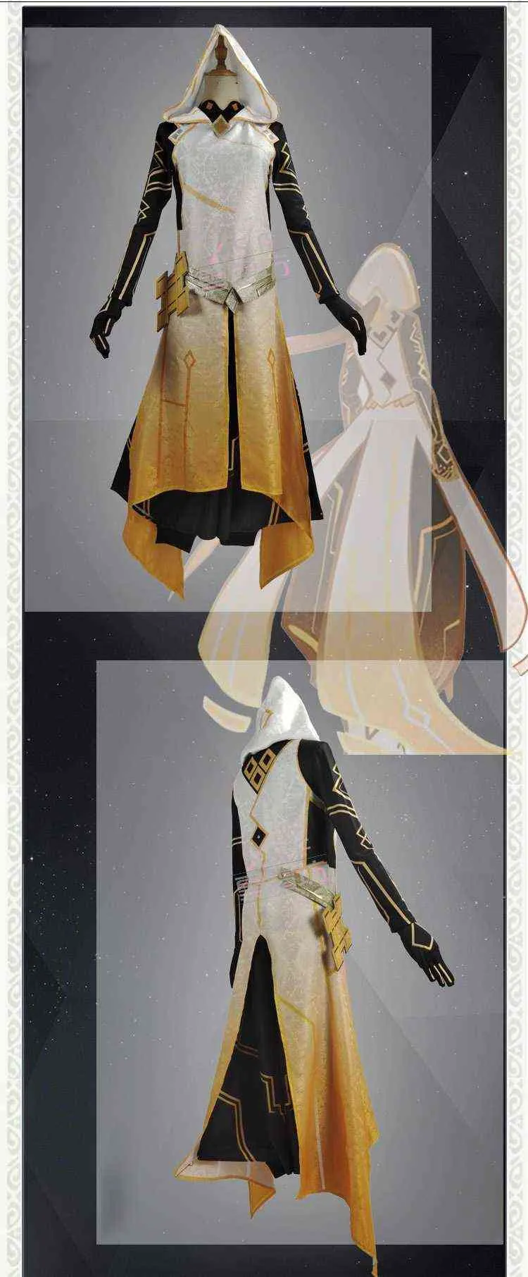 Game Genshin Impact Cosplay Morax Zhongli Costume Unisex Adult Fancy ...