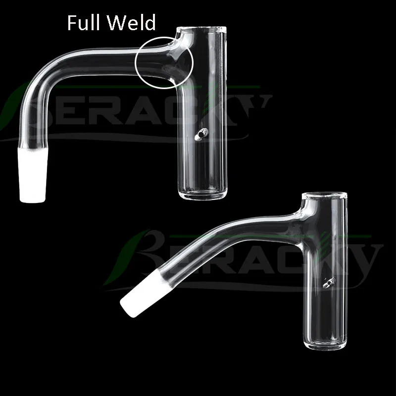 Beracky Full Weld Beveled Edge Smoking Quartz Finger Banger With ...