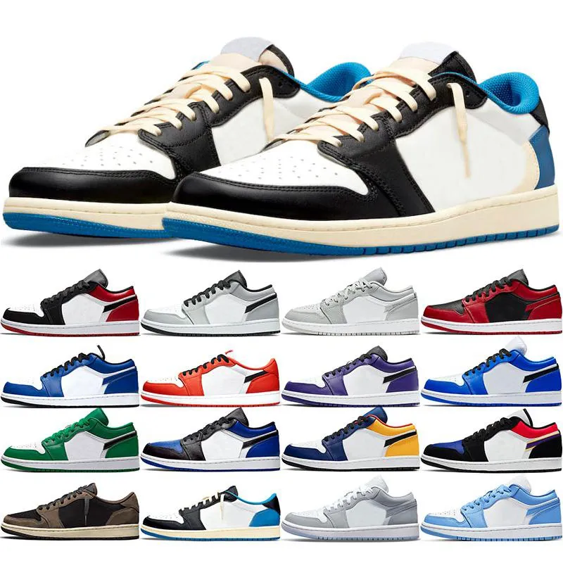 ₩1,170에서 Jumpman 1s Low 1 Unc Mens 농구화 소나무 녹색 쌍 대학교 블루 연기 회색 빨간 여자 노란색 ...