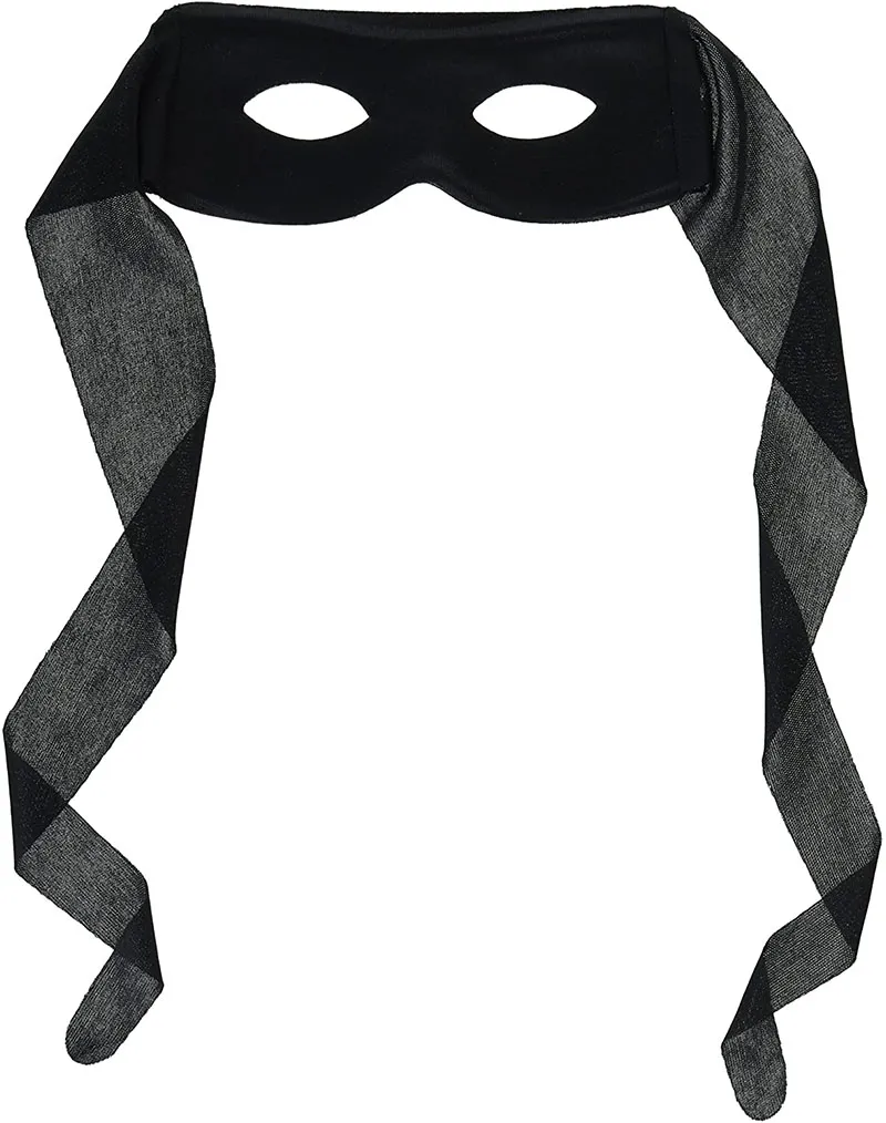 Faux Leather Burglar Masquerade Orville Peck Mask With Tie Strings One
