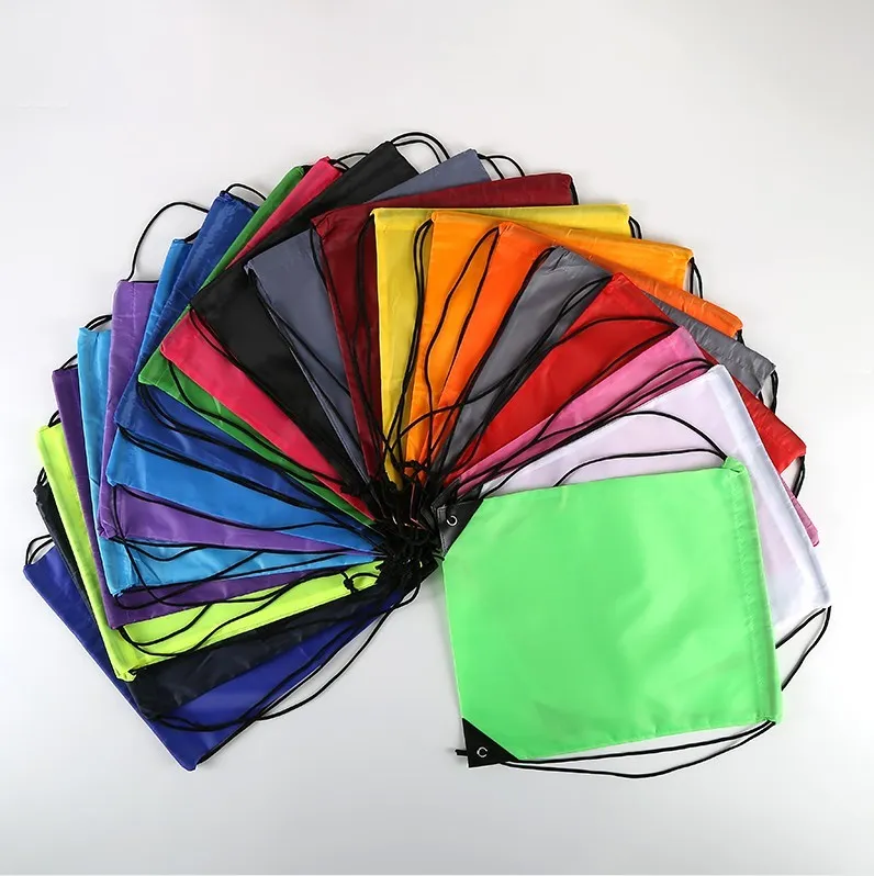 Lightweight Nylon Drawstring Bag - Perfect for Gym, School & Sports ...