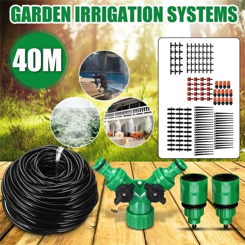 40m Automatic Drip Irrigation Kit Micro Garden Watering System With ...