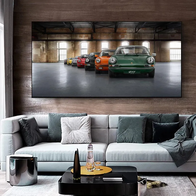 Drive Car Posters Wall Painting Wall Art Pictures For Living Room ...