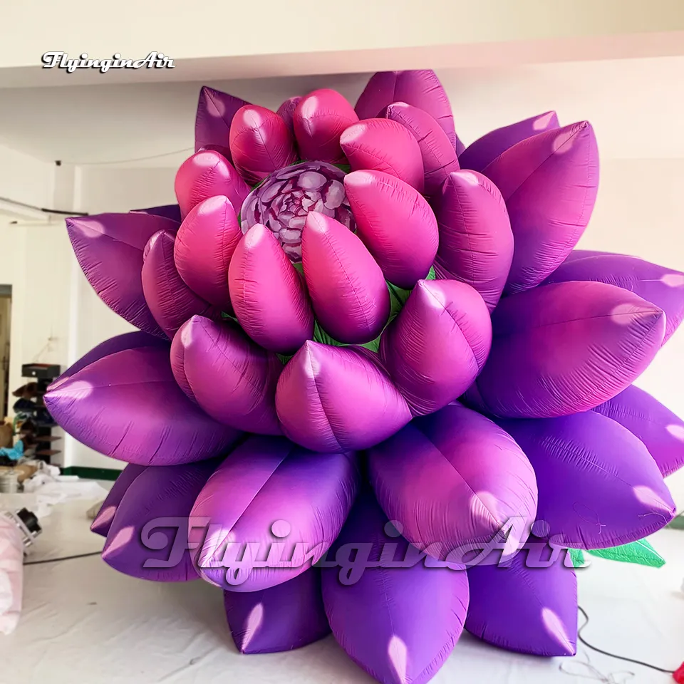 Wholesale Hanging LED Inflatable Tulip Flower Large Lighting Purple Air ...