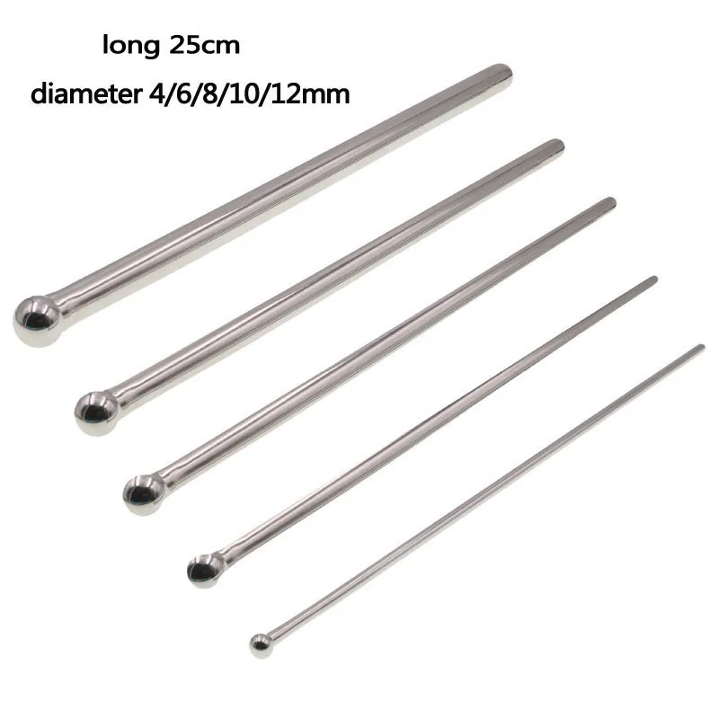 Urethral Dilator Stainless Steel Penis Plug Long Sounding Rod Adult Sex ...