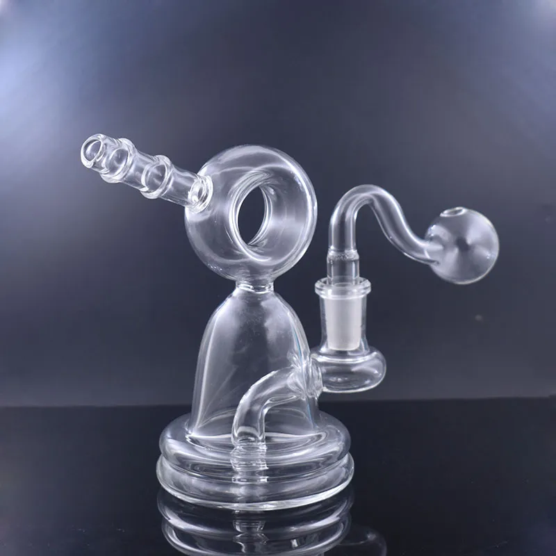 Glass Beaker Bong With 14mm Female Hookahs Thick Bottle Dab Rig Water ...