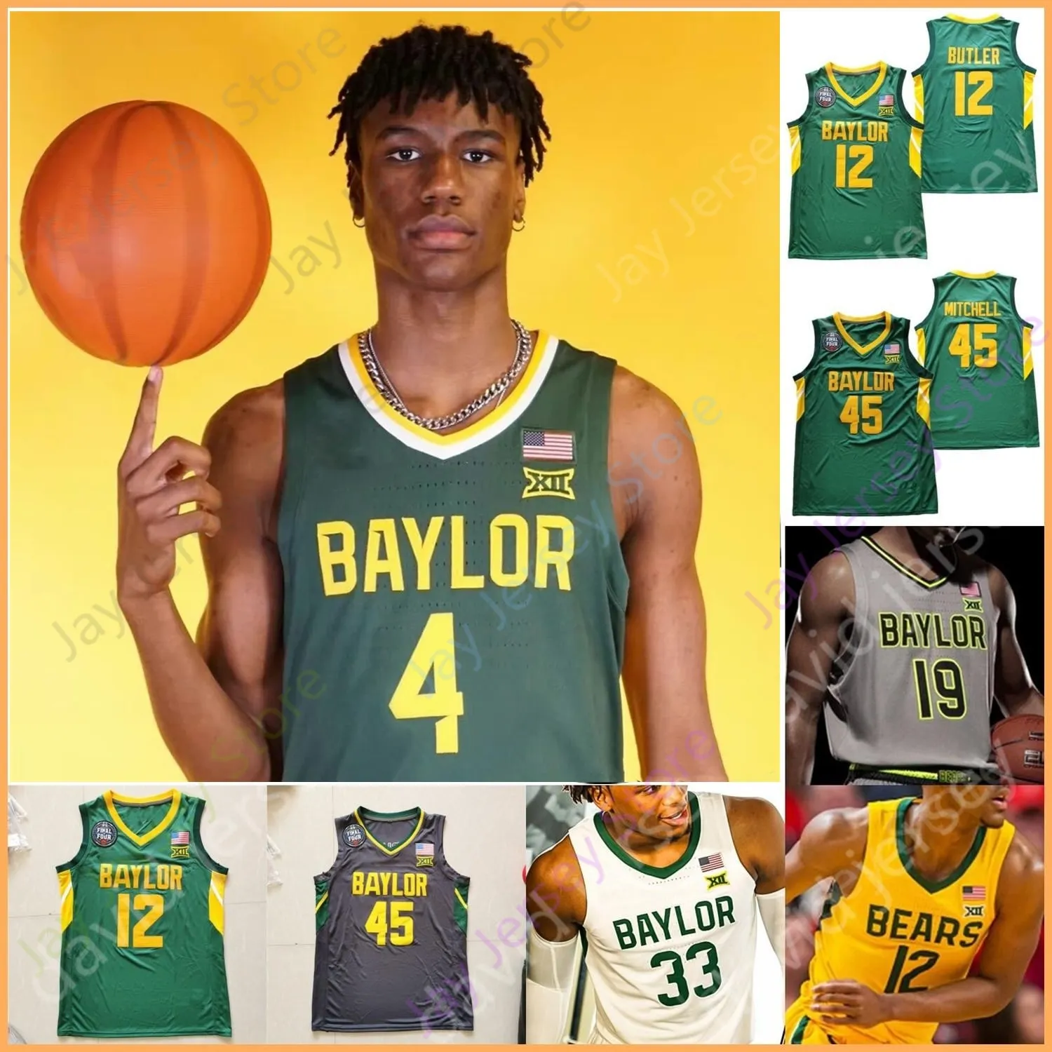 Jerseys De Basquete Da NCAA Baylor: Seu Time, Suas Cores, Sua Camisa ...