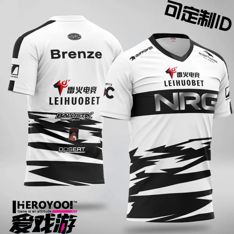 Customizable Esports Team Apparel: Short Sleeve Gaming Jersey, Clothes ...