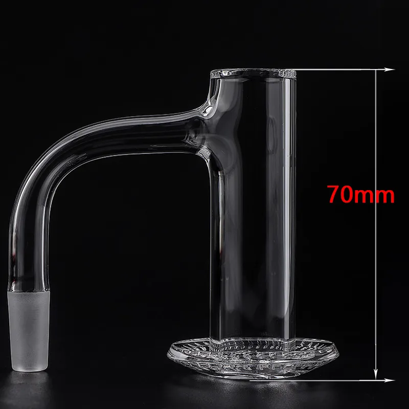 20mm OD Full Weld Beveled Edge Quartz Blender Banger, 70mm Bucket, 45 ...