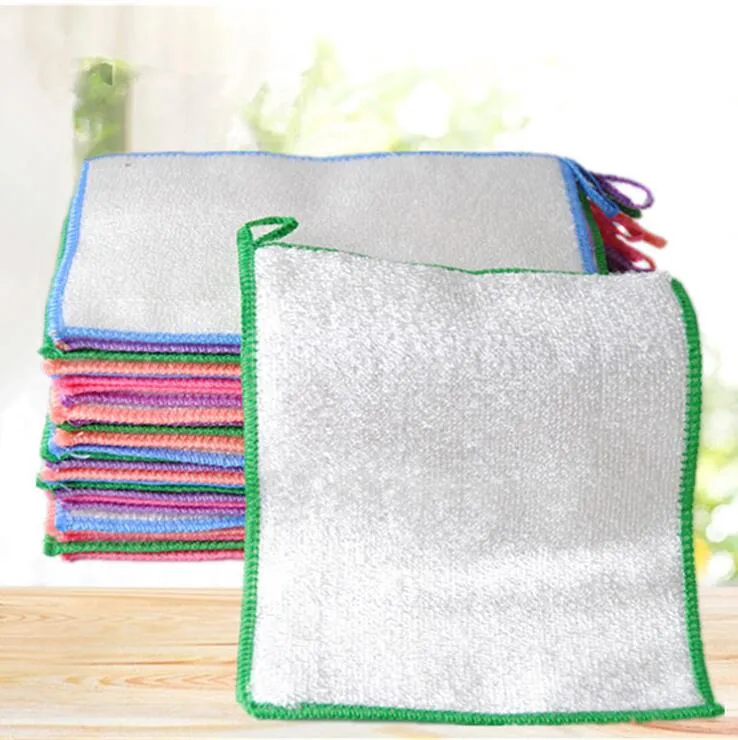 Kitchen Cleaning Rags Safe Home Bamboo Dish Cloths Eco Friendly Extra ...