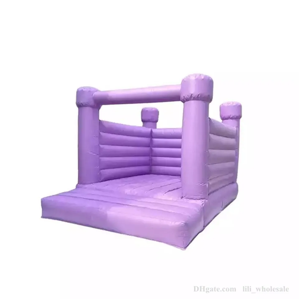 Color Purple Inflatable Air Trampoline Mini Toddler Commercial Bouncy ...