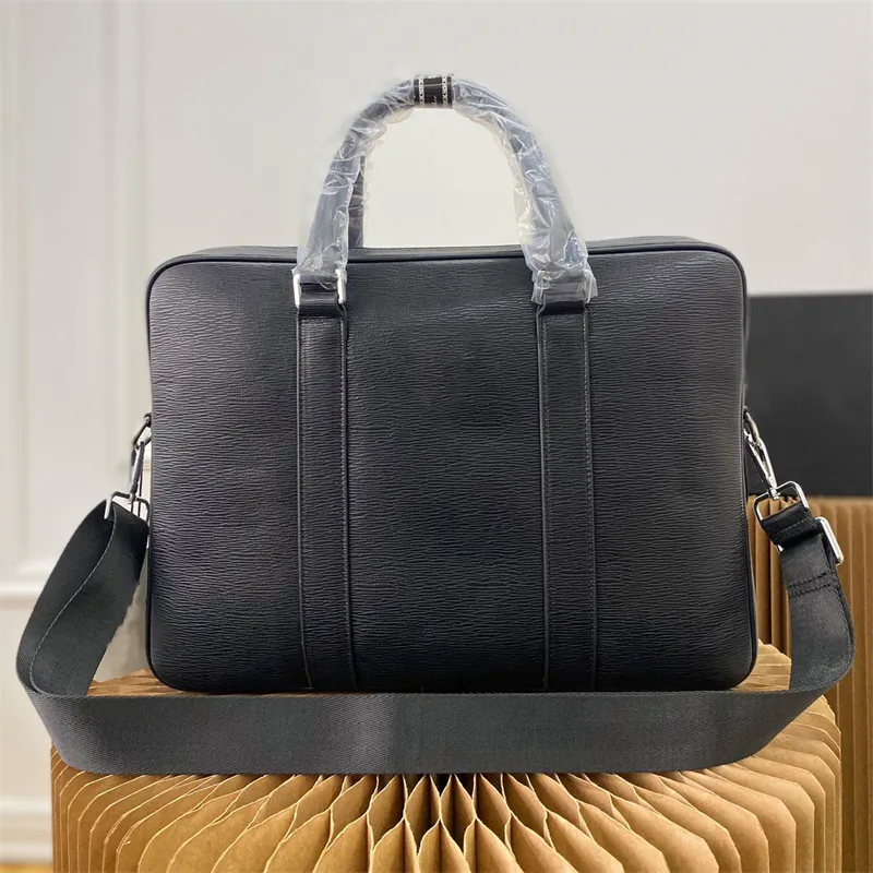 Galleria Saffiano Leather Triangle Briefcase Designer Classic Re Nylon ...