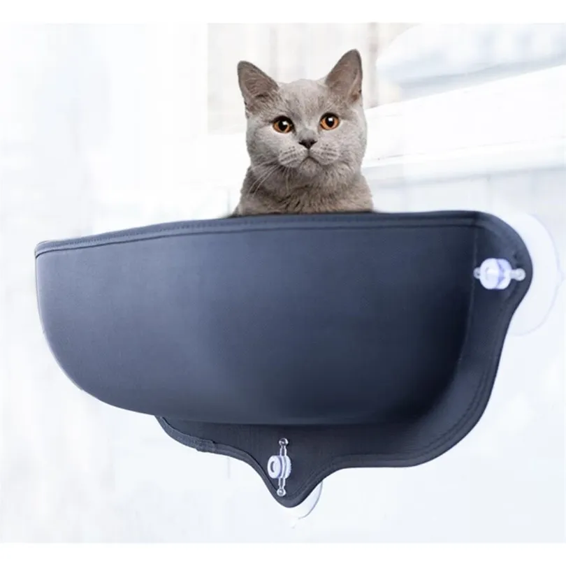 Cozy Cat Window Hammock - Comfortable Pet Lounger with Strong Suction ...