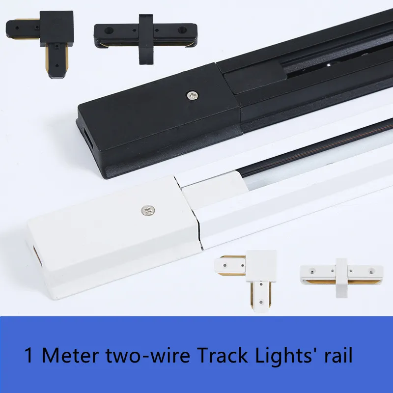 Universal Aluminum LED Linear Track Lighting Pendants 1 Meter Two Wire ...