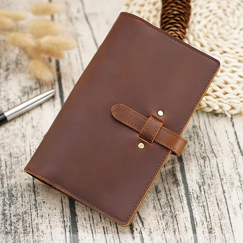 Wholesale S Leather Bound Notepad Handmade Genuine Leather Spiral ...