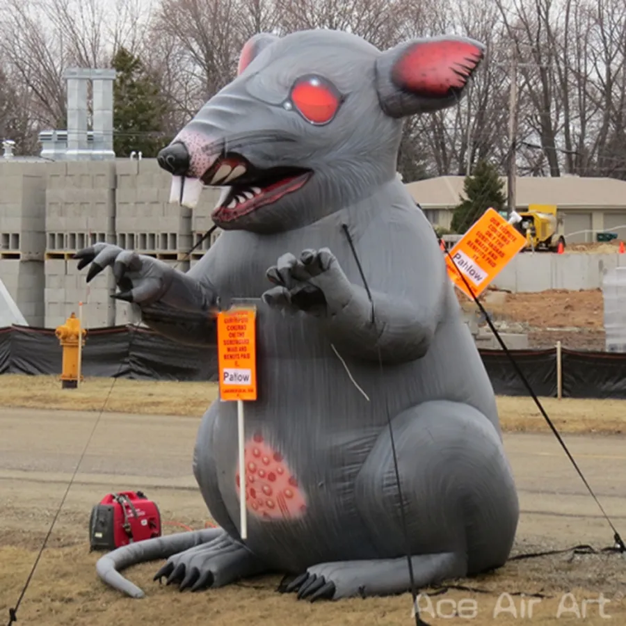 Inflatable Animal Costumes: 3m/10ft Realistic Mouse Model For Outdoor ...