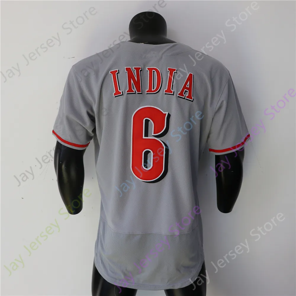 Jonathan India Jersey Joey Votto Hunter Greene Grey Black Fashion Navy ...