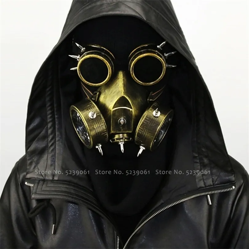 Medieval Retro Masquerade Cosplay Goggles Gas Mask British Style ...
