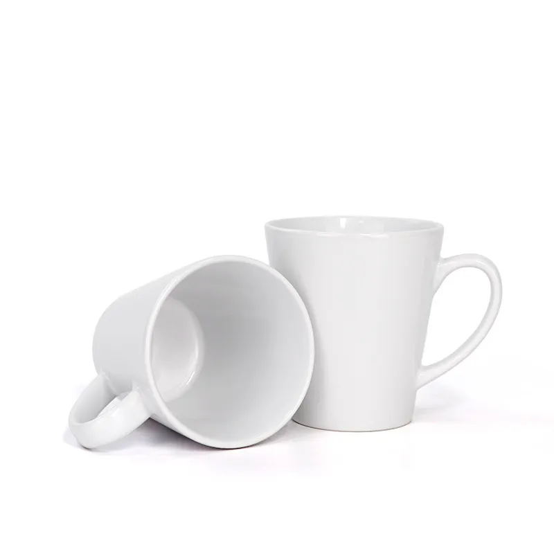 12oz Sublimation Blank Grande Mug With Handle White Mugs For Coffee Tea ...