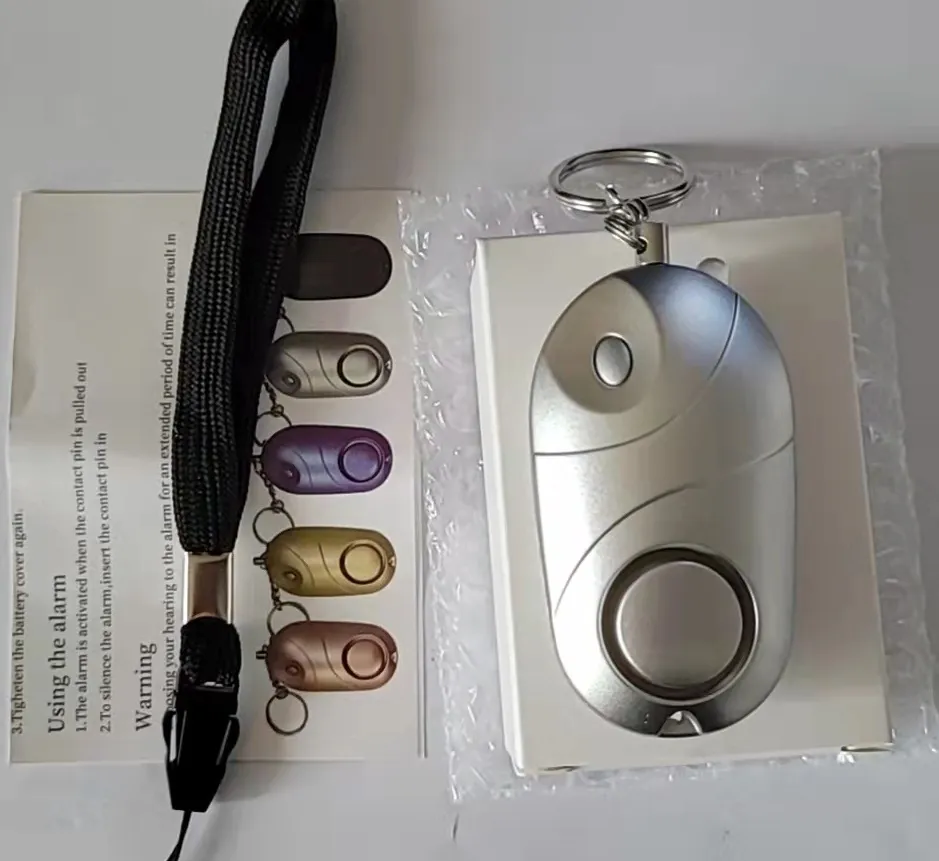 Self Defense Alarms 130db Loud Keychain Alarm System Girl Women Old