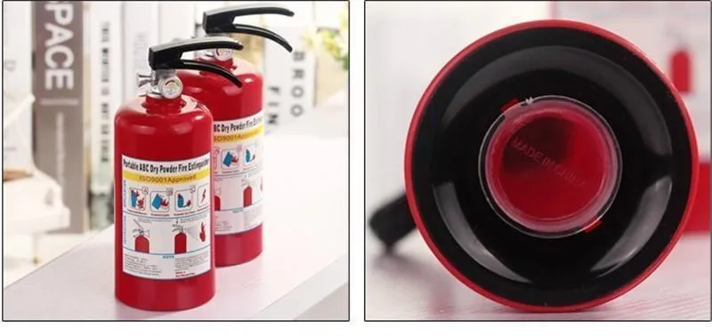 Plastic Piggy Bank Fire Extinguisher Design Novelty Coin Bank ...