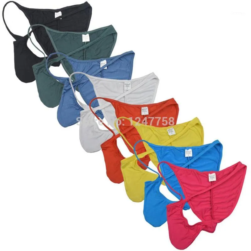 Men's Bodybuilding Mens Micro Briefs With Physique String, Slip Bulge ...