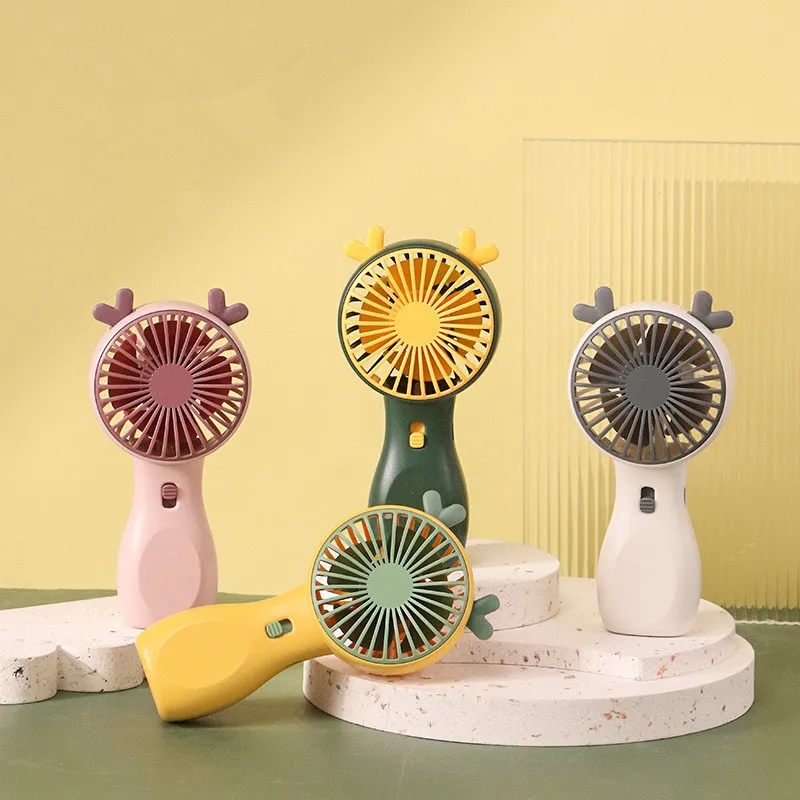Portable Mini Fan - Rechargeable USB Desk Fan, Adjustable Speed ...