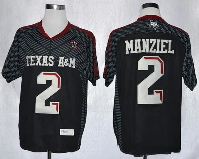 Custom Texas A&M Aggies Men's Football Jersey - Johnny Manziel 2, Von ...