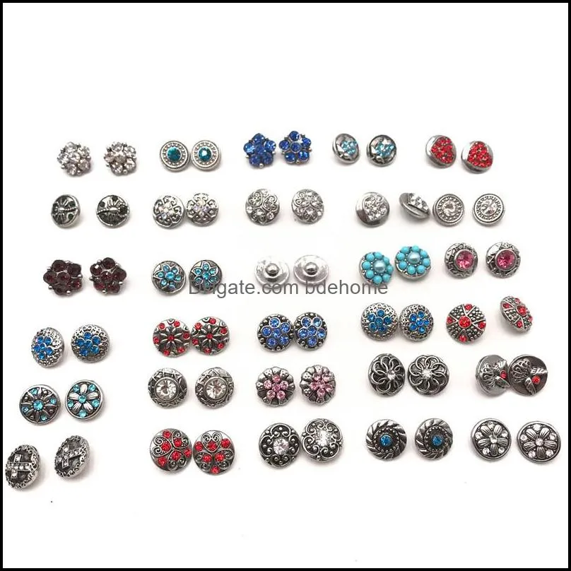 DHgate.com:Ginger Snap Buttons Charms Kit, 12mm Assorted Color Chunk ...