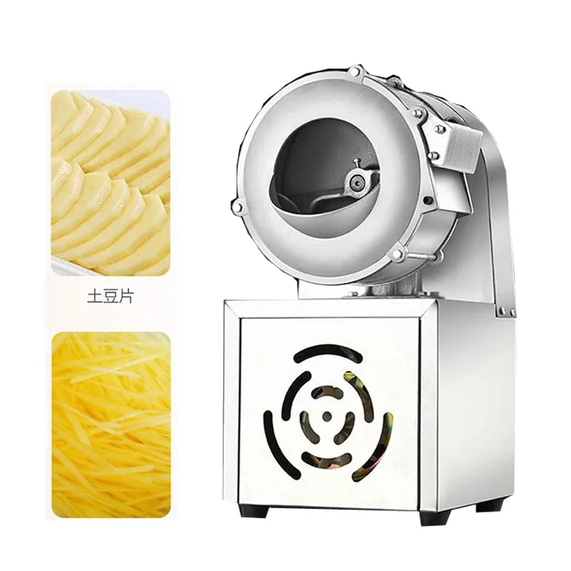 Stainless Steel Vegetable Slice Shredding Machine For Kitchen Canteen ...