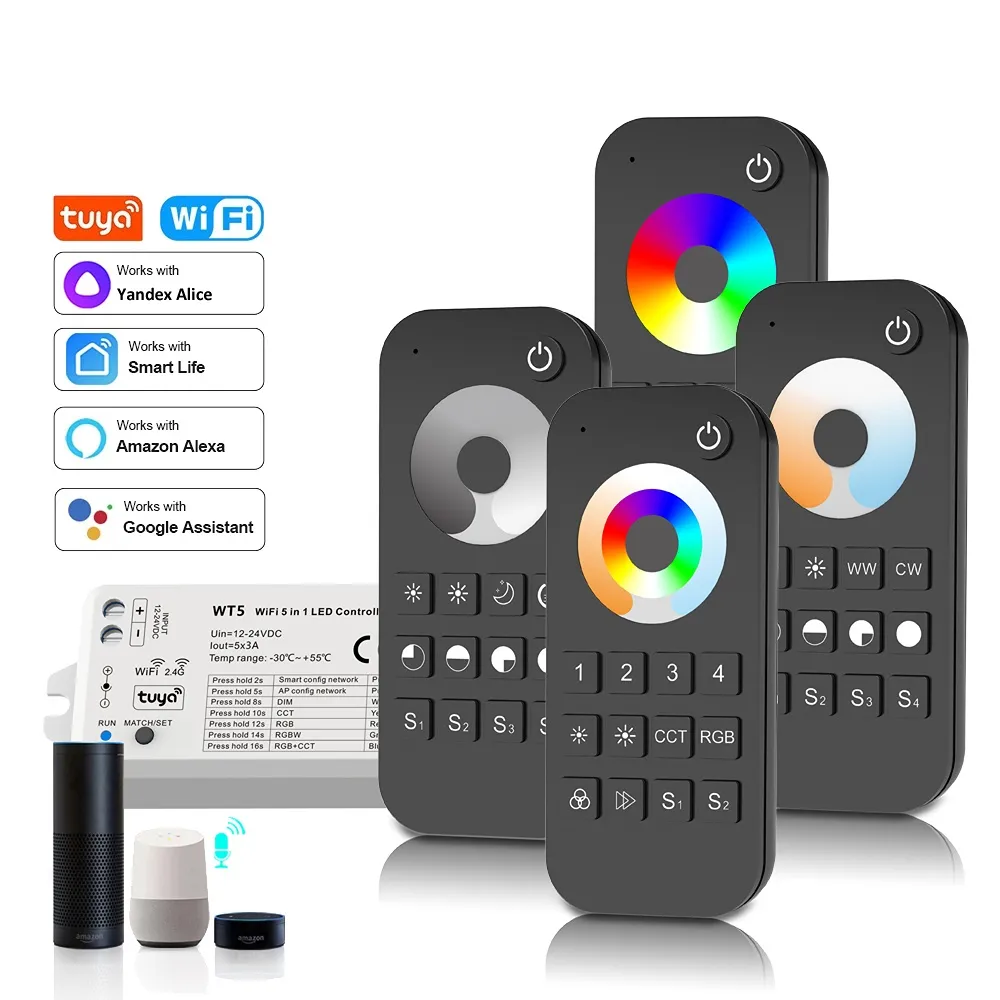 Tuya Smart 5 In 1 LED Strip Controller 12 24V DC,... From Jeromepeng ...