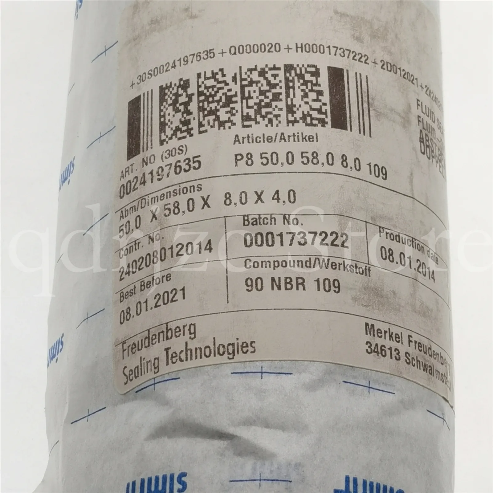 CFW MERKEL 50x58x8x4 Oil Seal | Premium Oil Seals For Bearings ...