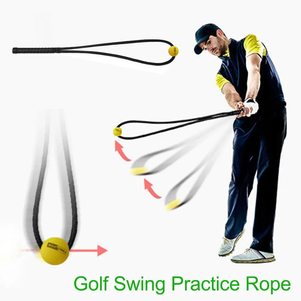 Golf Swing Practice The Rope Fitness Exercise Beginner Training Aids