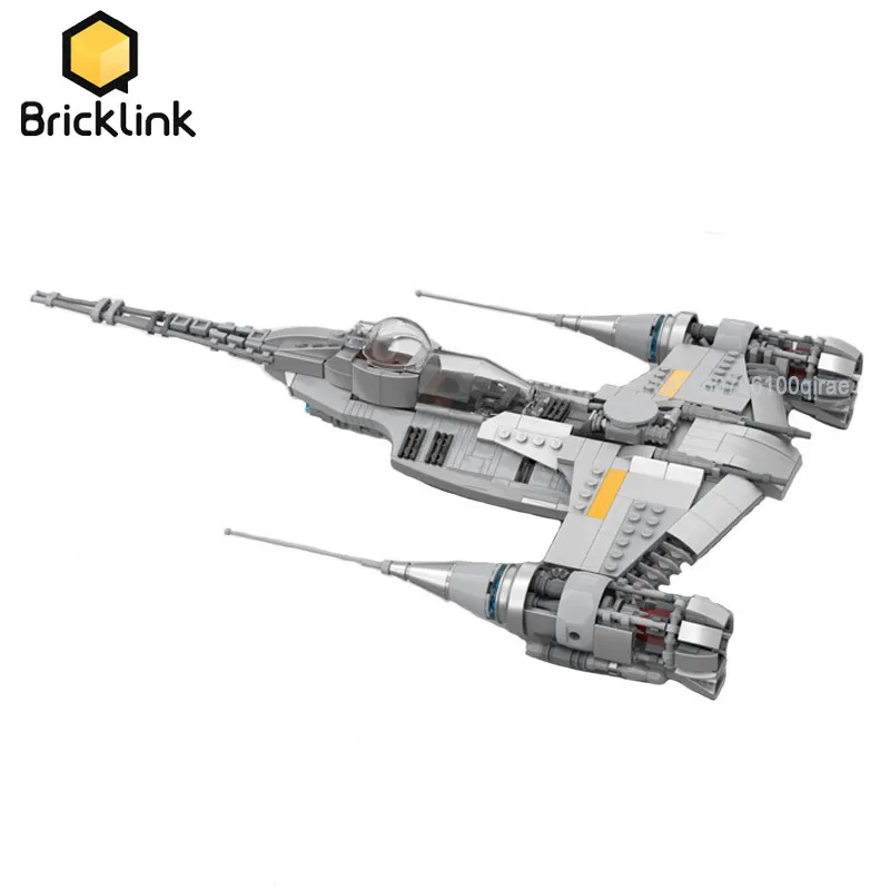 Bricklink MOC Space Wars Weapon Mandalorians Djarins N 1 Starfighters ...