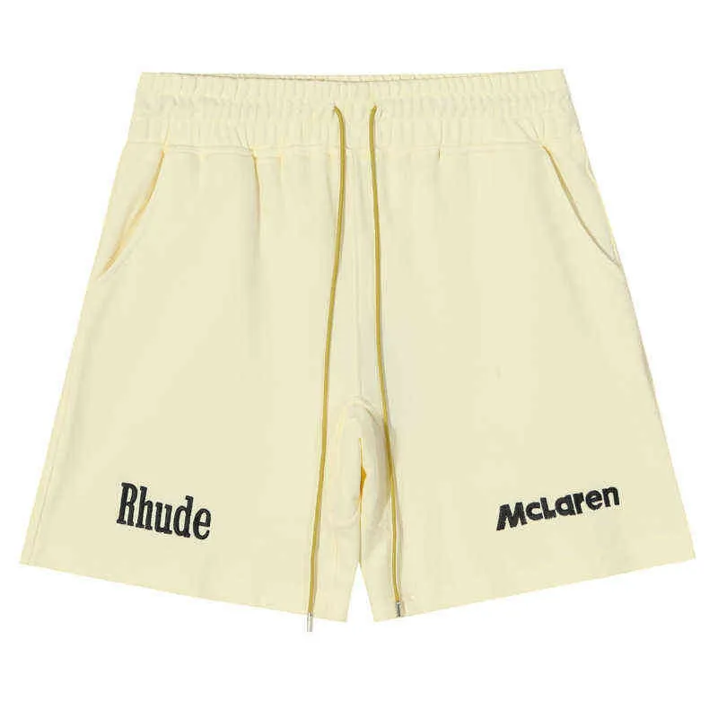 Pantalones Cortos De Diseñador De Marca De Moda Estilo Británico Rhude ...
