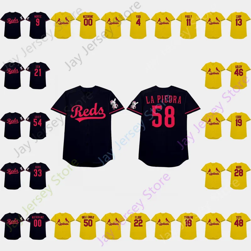 Players' Weekend Nicknames Jersey YADI PAULY CARP TSUNAMI EDDIE ZEN ...