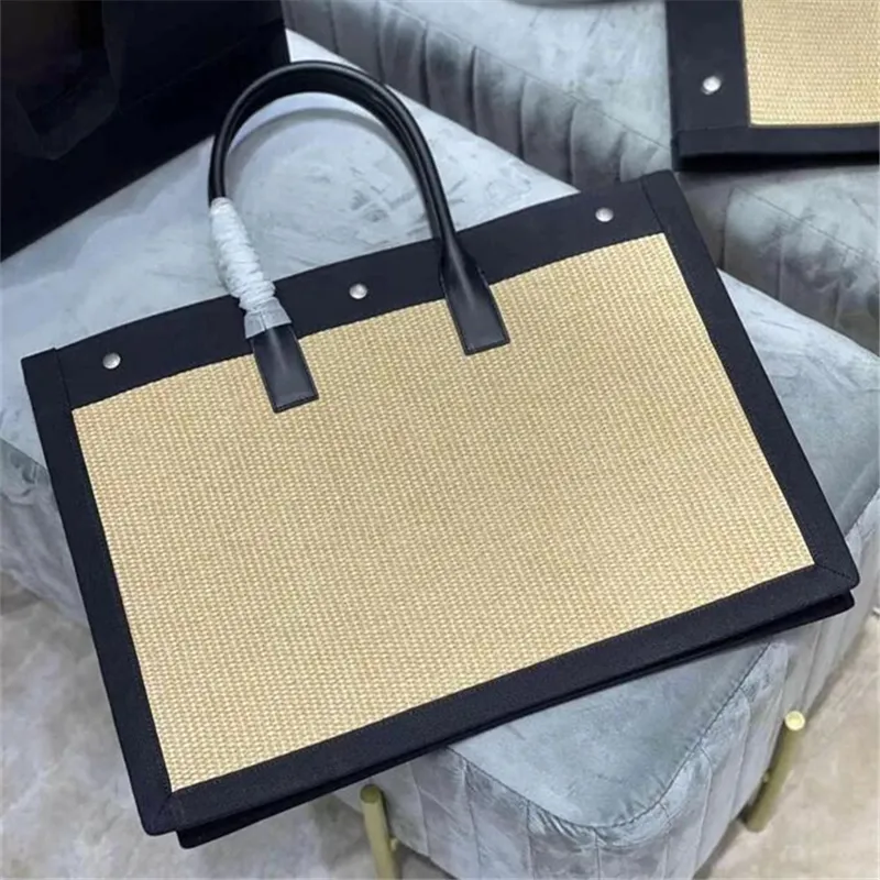 Leather Tote Designer Handbag Women's Large Capacity Satchel Shoulder ...