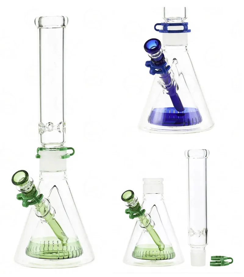 Wholesale Vintage 16 Glass Bong Hookah Pyramid Beaker Perc With Bowl Or ...