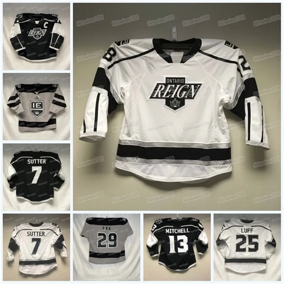 DHgate.com:VipCeoWMitNess Ontario Reign Hockey Jersey AHL T.J. Tynan ...