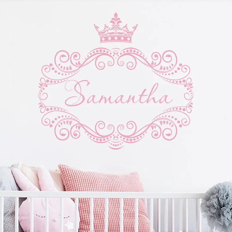 Calcomanías De Pared Con Nombre Personalizadas
