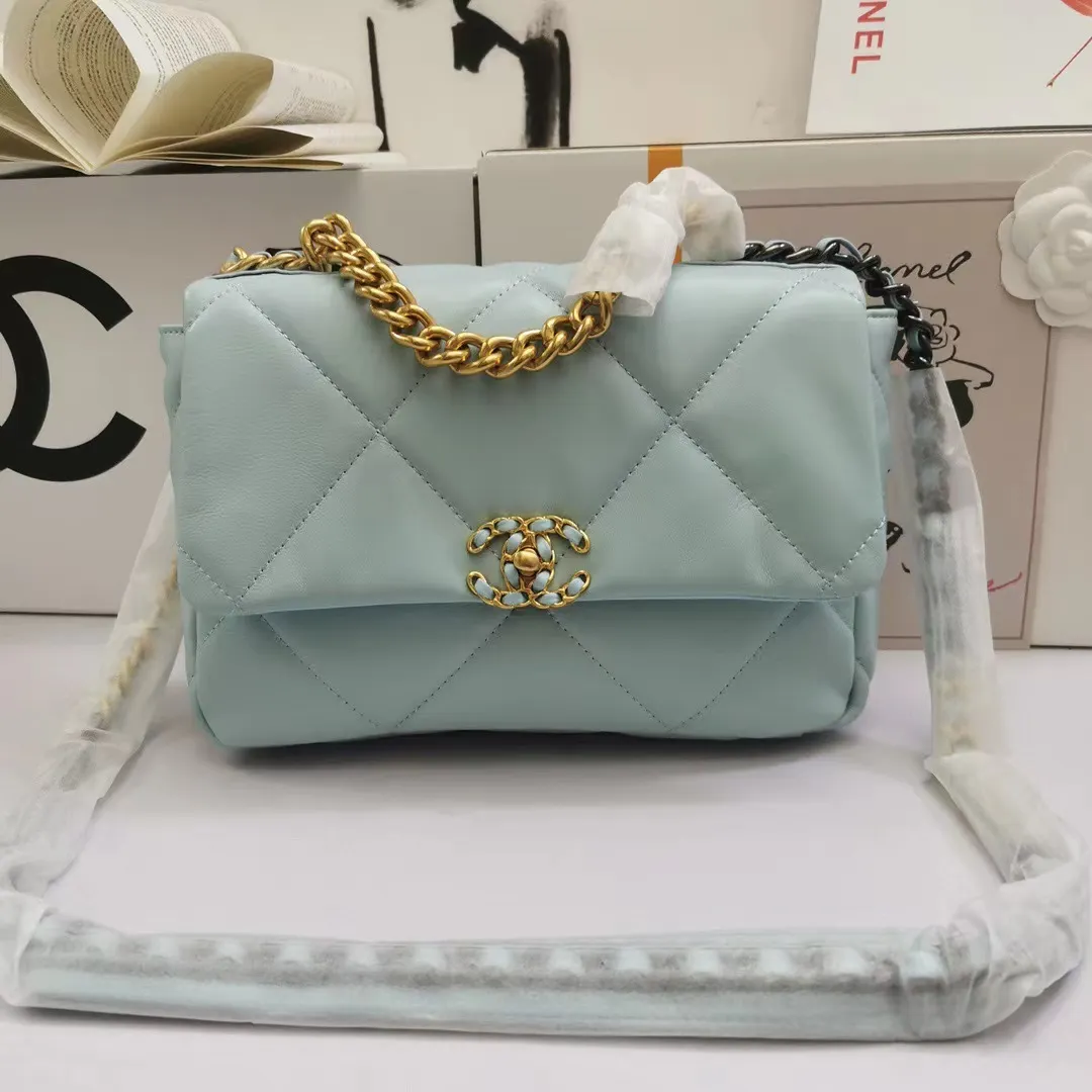 Premium Quality Real Leather Chain Bags Women Quilted Crossbody ...