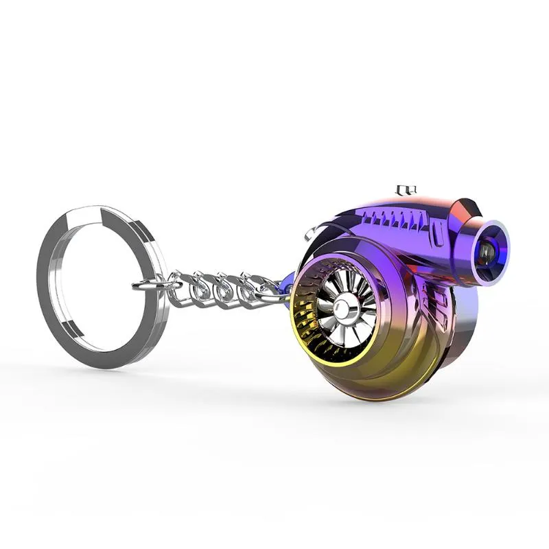 Mini Turbocharger Keychain With LED Light And Engine Sound Small Cabin ...